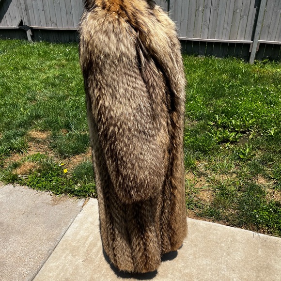 Jackets & Coats | Real Raccoon Tanuki Fur Coat | Poshmark